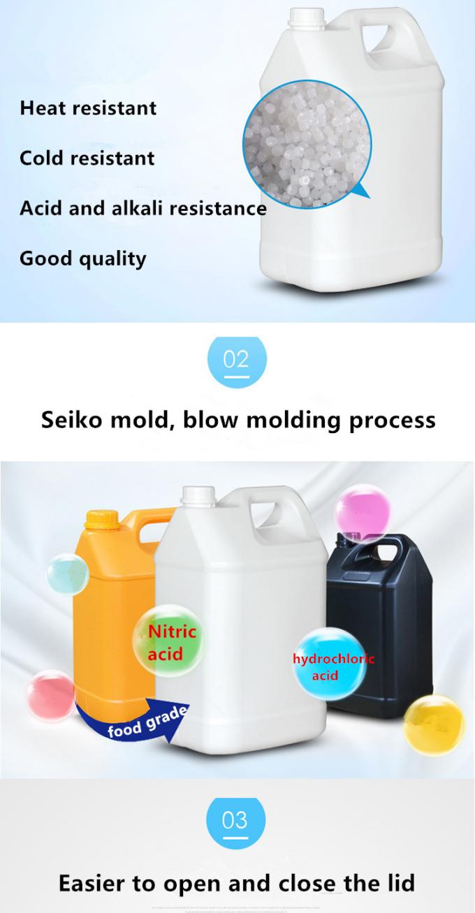 1L-10L 5 Liter HDPE Plastic Jerry Can Container For Oil Storage Custom PCR